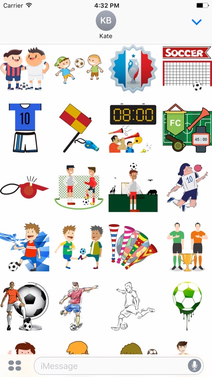 SoccerMoji - Football Emoji Stickers for iMessage by Ullas Dhar