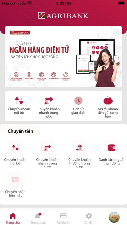 Agribank Retail eBanking by VIETNAM BANK FOR AGRICULTURE AND RURAL DEVELOPMENT