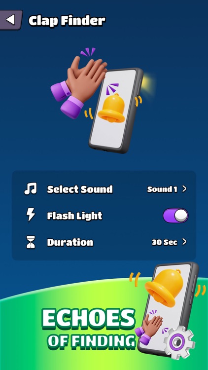 Phone Finder by Clap Shortcuts by Tool Jar Tech