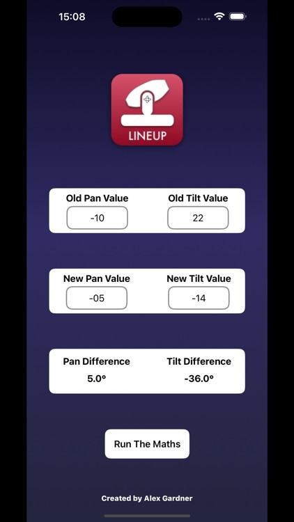 LineUp Calculator by Alex Gardner