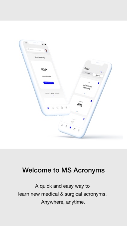 MS Acronyms by Ophthalmic Edge, Inc.