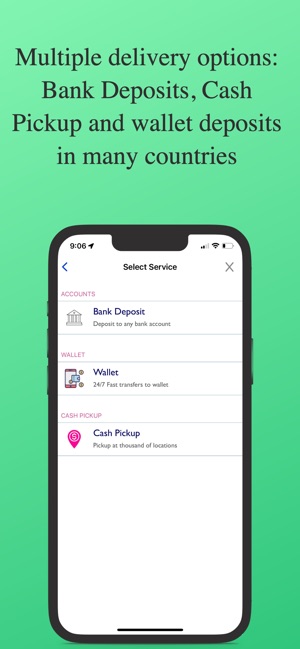 Placid money transfer store