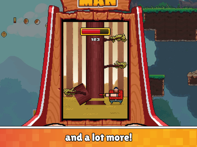 Timberman The Big Adventure: לחטוב עד לסוף הטוב במשחק פלטפורמה מלא אקשן