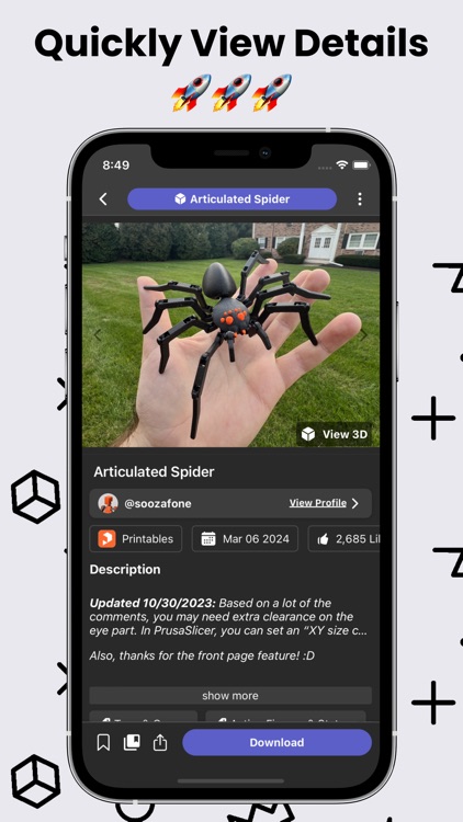 Thingiverse Printables | 3D GO by Jonathon Tufts