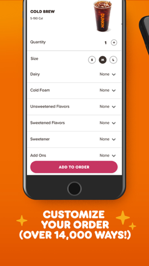 Dunkin' for iPhone - APP DOWNLOAD