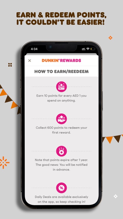 Dunkin' UAE - Rewards & Deals by CONTINENTAL FOOD EST.