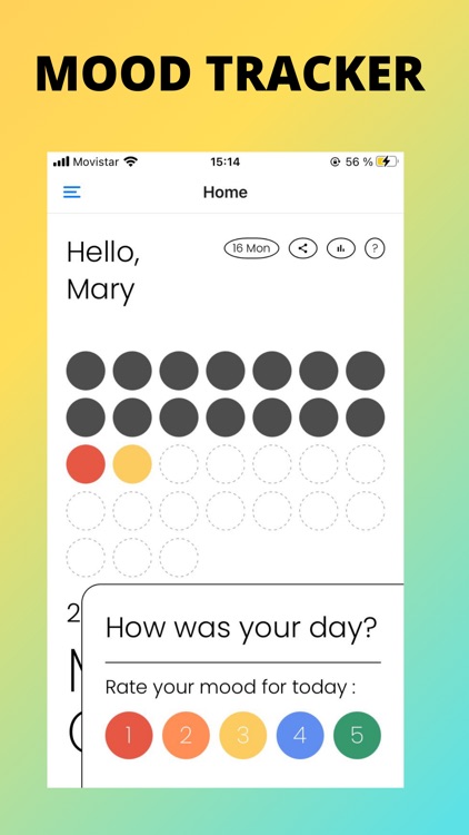 Mood Tracker + App by Leticia Vila