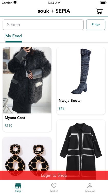 souk + SEPIA by CommentSold Apps SIV