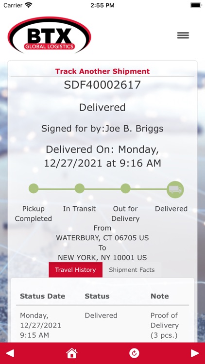 MyBTX by BTX Global Logistics