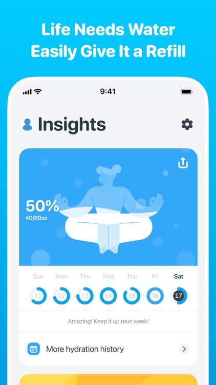 Plant Nanny Cute Water Tracker by SPARKFUL INC.