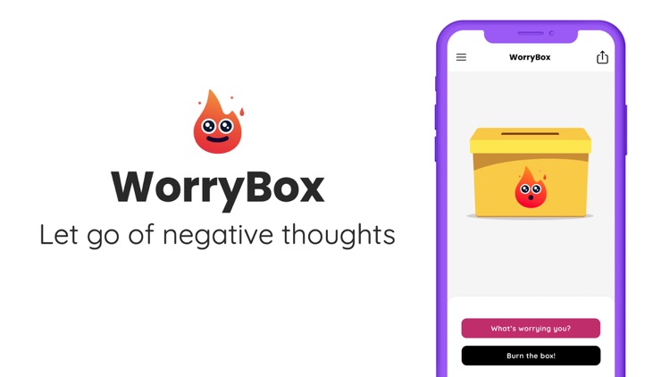WorryBox: Burn Your Anxiety by Moodworks Inc.