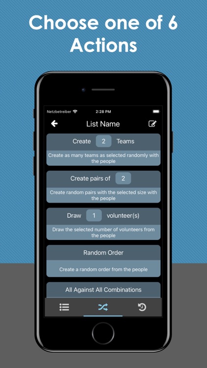 Team Creator & Generator by Luca Sigle