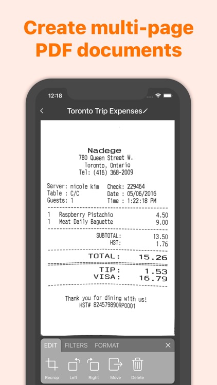 Scanner App: Genius Scan by The Grizzly Labs