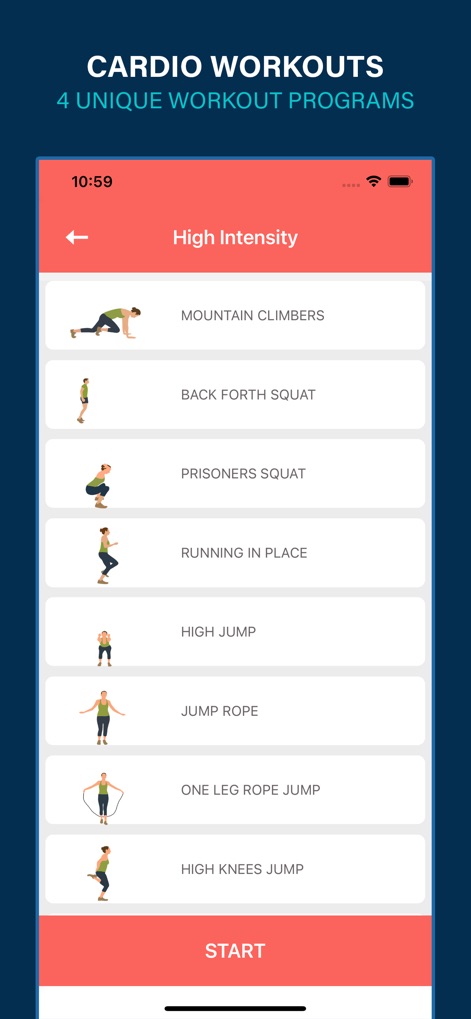 Cardio Fitness Daily Workouts - Health & Fitness App | MWM