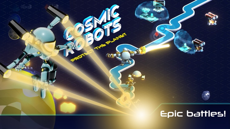 Cosmic Robots by Aniode