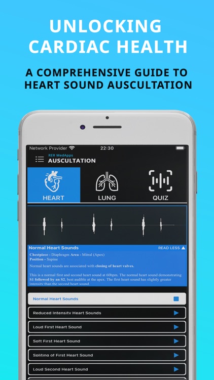 Auscultation - Heart Sounds by RER MedApps
