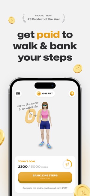 Fitmint Get paid for walking on the App Store