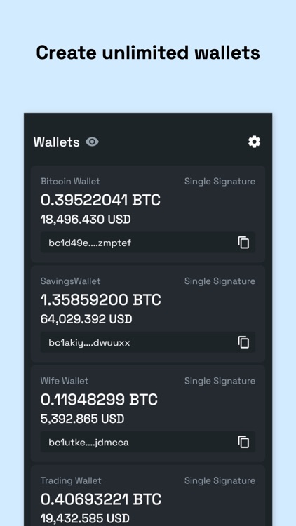 Bitcoin Wallet - BTC Vault by MINTPLACE