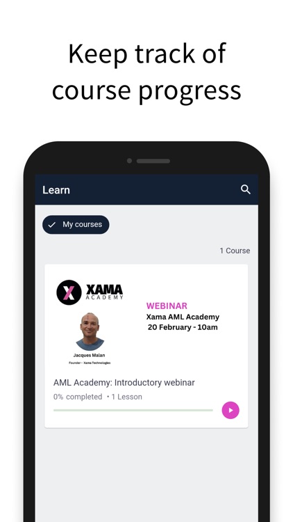 Xama AML Academy by Xama Technologies Ltd