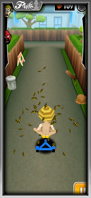 Streaker Run Unblurred