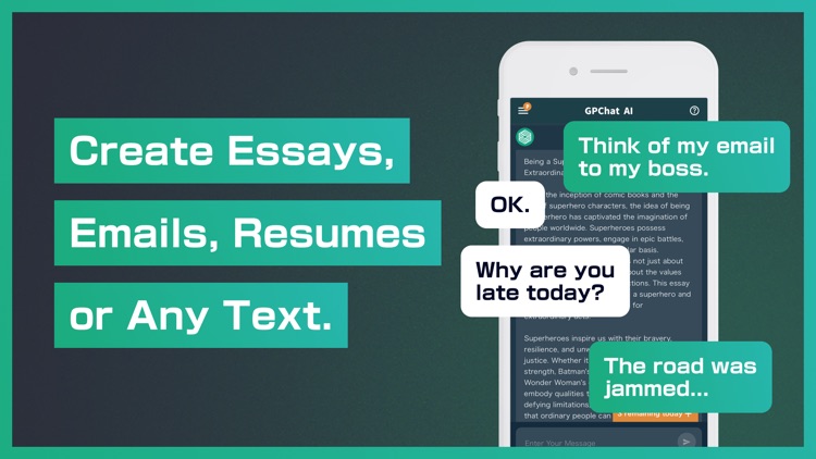 GP Chat - ai chat essay writer by Yukito Shibuya