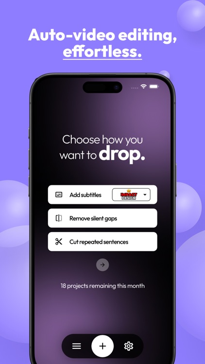 drop. - AI Video Editing by Maxime Rochedy