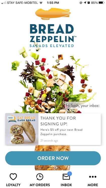 Bread Zeppelin Salads Elevated by Incentivio, Inc.