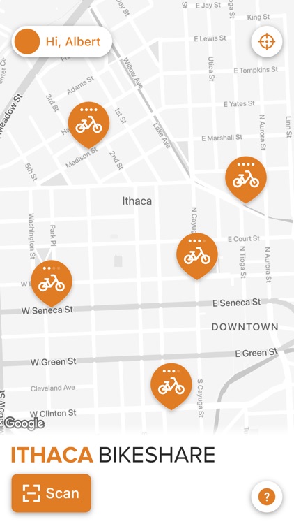 Ithaca Bikeshare by Dropbike