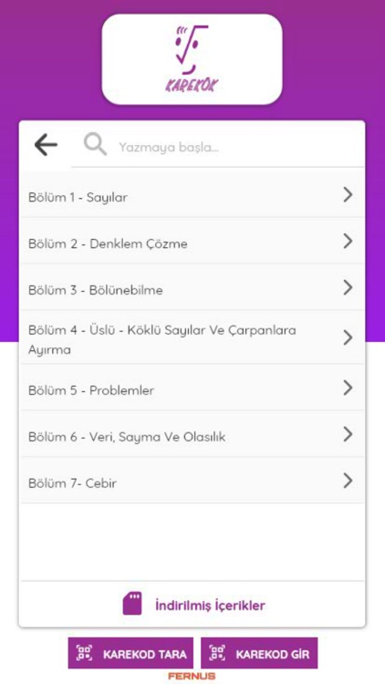 Karekök Video Çözüm by FERNUS BILISIM HIZMETLERI EGI.DAN. ve TIC.LTD.STI.