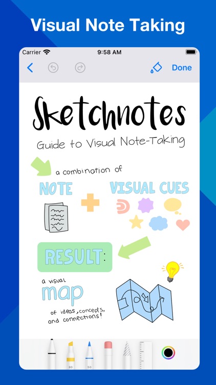 SketchNote, Visual Note Taking by B TO J PTY LTD