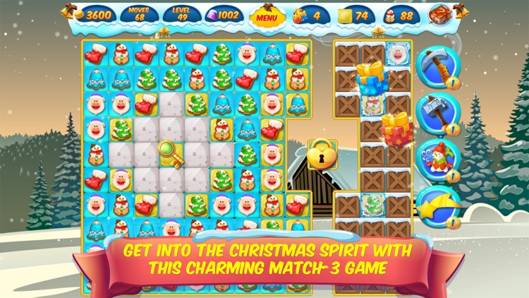 Santa's Holiday Match-3 by Green Sauce Games