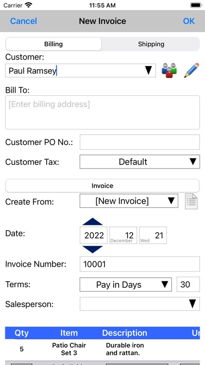 Express Invoice Professional by NCH Software