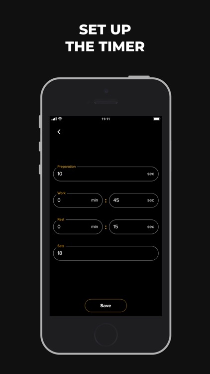 Minimalist Interval Timer by Aliaksei Shpauda