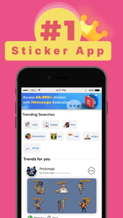 Stickers & Emojis by MojiLaLa by Stickerapp & Stickers for whatsapp ...