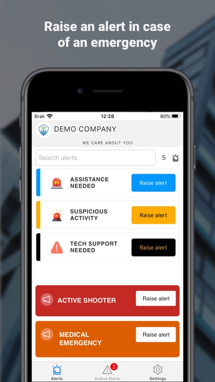 TeamAlert Panic App by Community Response Systems, LLC