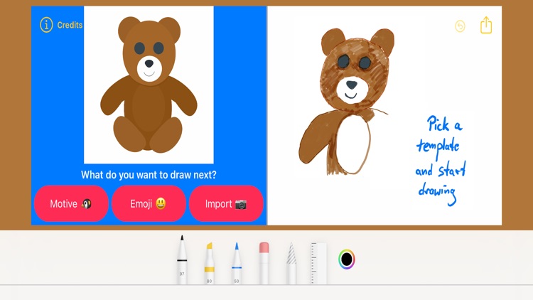 Learn to draw by templates by Marian Koenig