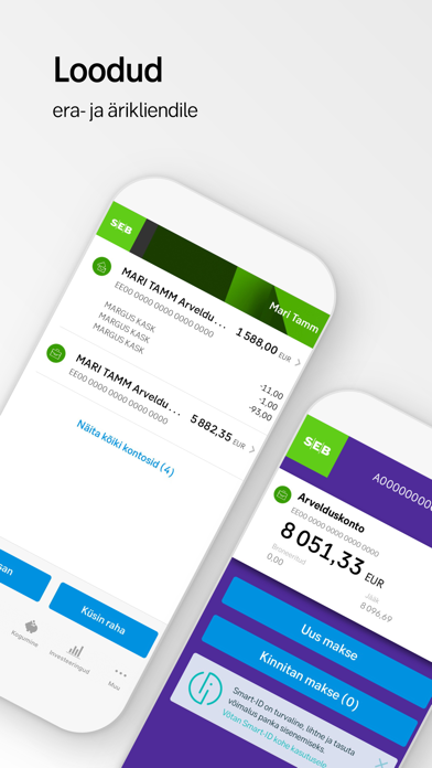 Télécharger SEB Eesti pour iPhone / iPad sur l'App Store (Finance)