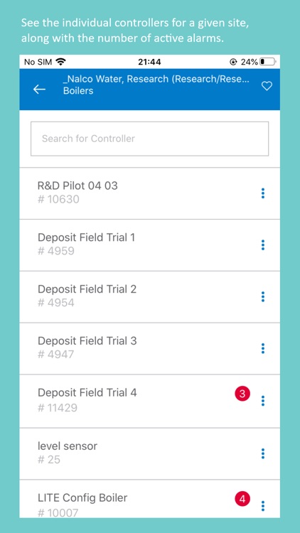 Nalco Water Alarm Manager by NALCO COMPANY LLC