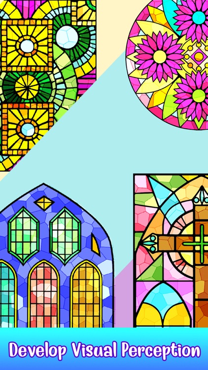 Stained Glass Paint by Number by Aysha Sehar