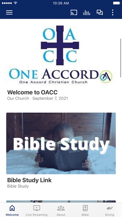 OACC by ONE ACCORD CHRISTIAN CHURCH