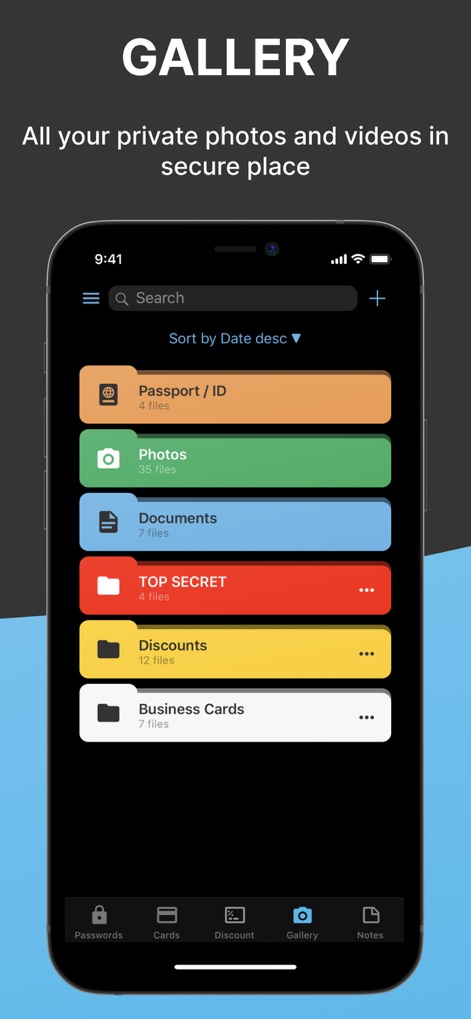 Secure X- Data Vault & Wallet - App de Produtividade | MWM