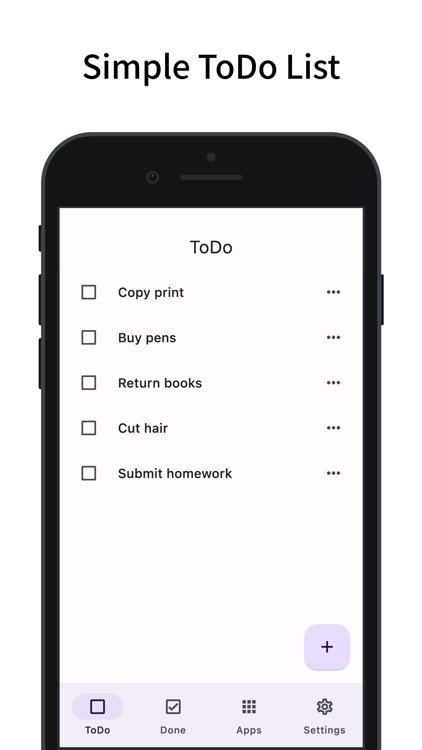 ToDo: Simple ToDo List by enoiu