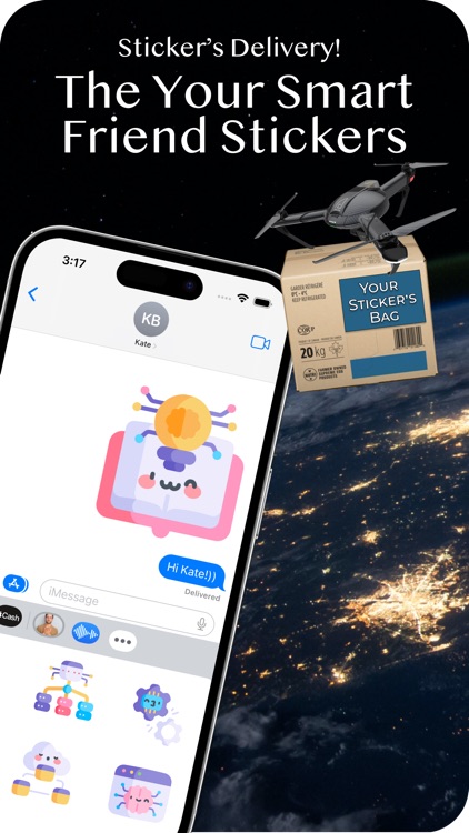 The Your Smart Friend stickers by Khalid Mahmood Anjum