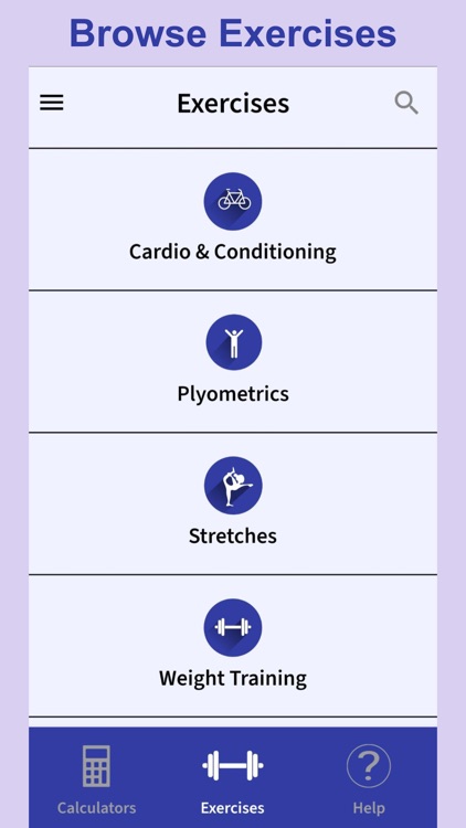 ExRx.net Workout Tools by Exrx