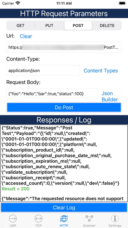 UDP/TCP/REST Network Utility by JC Accounting & Innovative Technologies, Inc