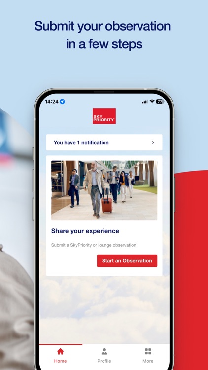 SkyPriority Panel by SkyTeam Airline Alliance