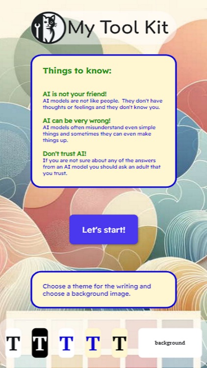 My Tool Kit for School by David Salt