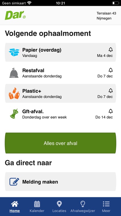 Afvalwijzer Dar by Opzet BV