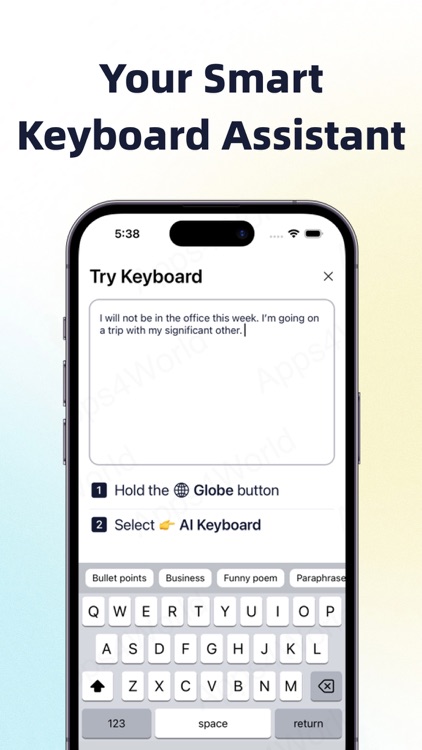 TypeOn - AI Keyboard Chat by AI Studio