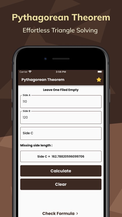 Pythagorean Theorem Calculate by Kantaben Gorasiya